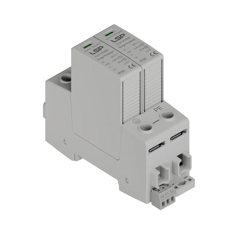 Type 1+2 600V DC Surge Protector SPD FLP-PV600/S - LSP