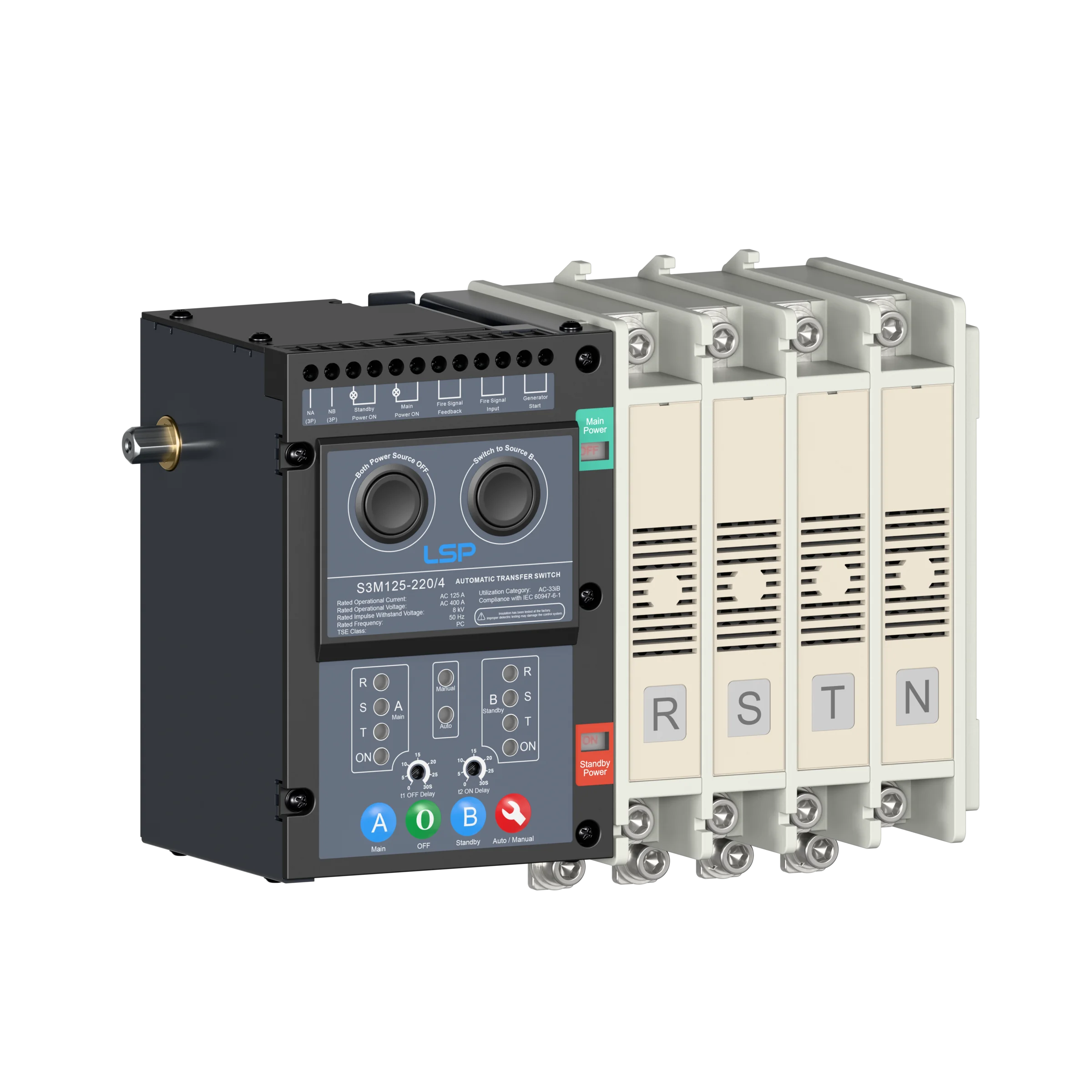 Automatischer Transferschalter ATS S3M125-220/4 - LSP