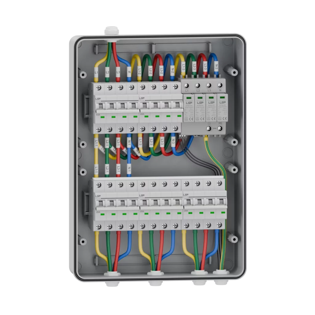 Surge Protection Device SPD Wiring Diagram & Installation - LSP