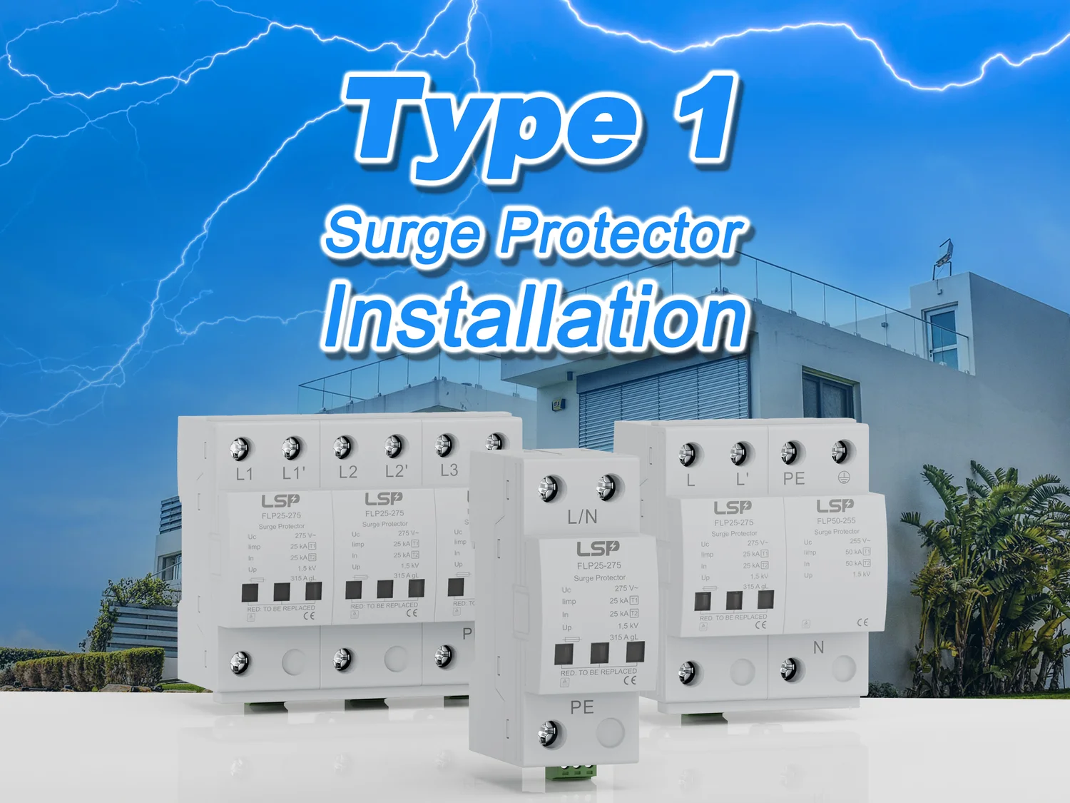 Type 1 Surge Protector Installation - LSP