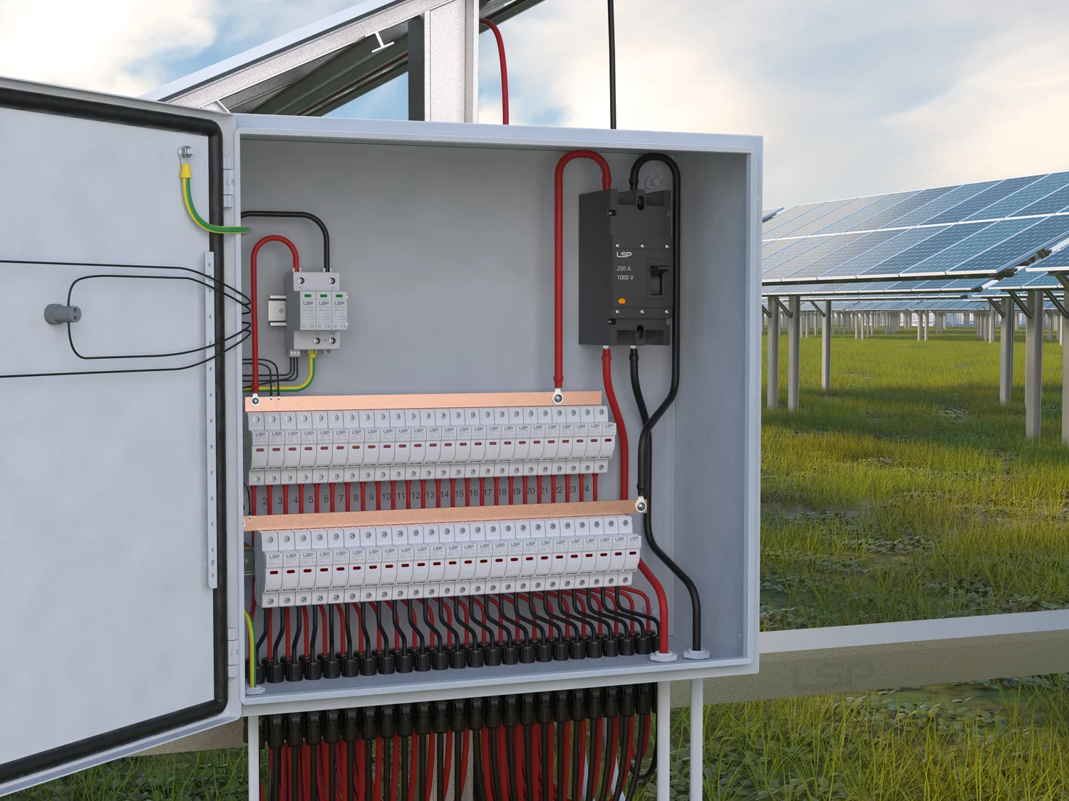 How to Wire a PV Combiner Box - LSP