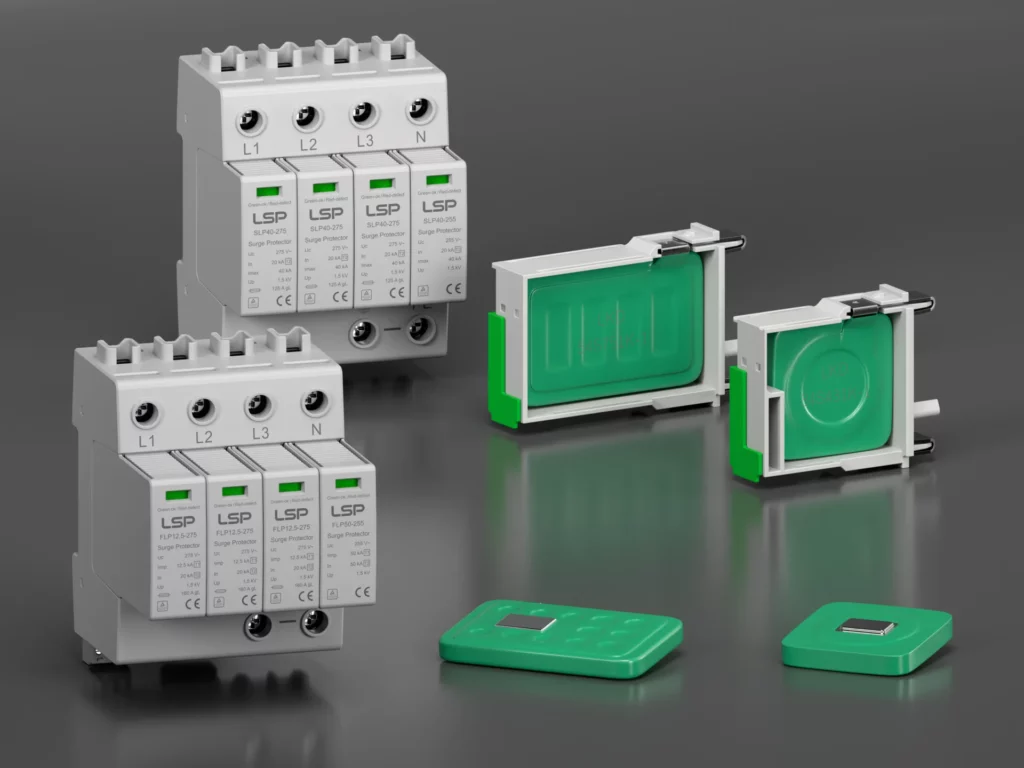 AC Surge Protector SPD Type 1 Type 2 Type 3 - LSP
