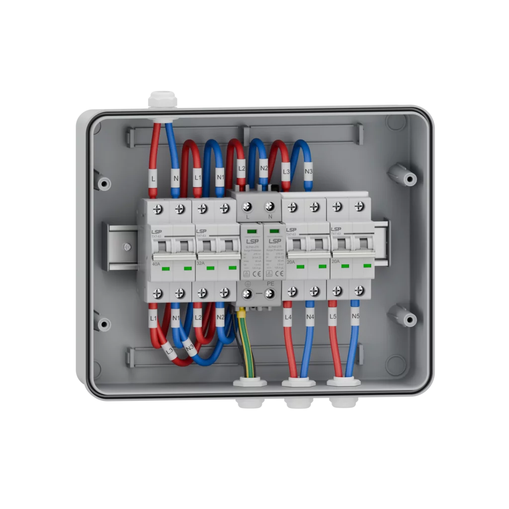 Surge Protection Device SPD Wiring Diagram & Installation - LSP