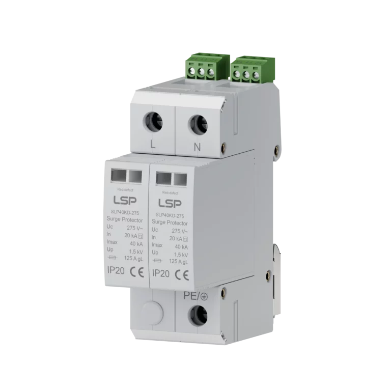 Type 2 SPD Compact Dual MOVs Surge Protection Device SLP40KD-275-2S – LSP