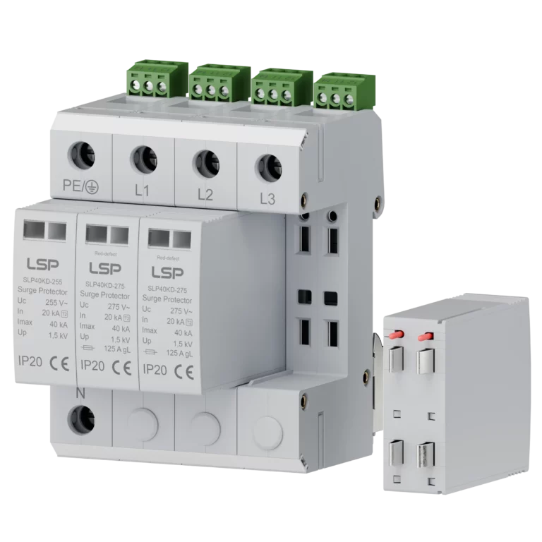 Type 2 SPD Compact Dual MOVs Surge Protection Device SLP40KD-275-3S+1 – LSP
