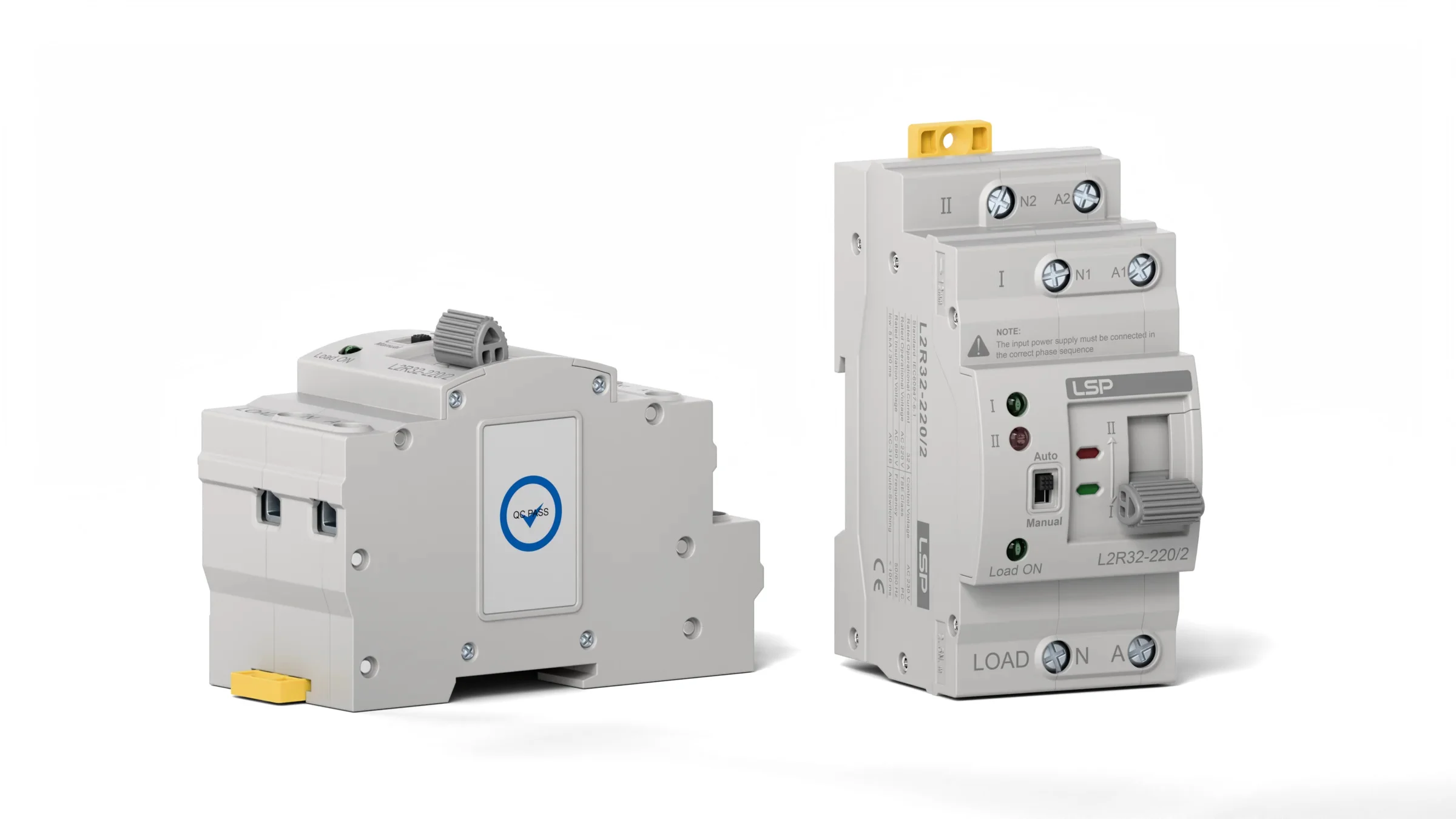 What are the two types of automatic transfer switches - LSP