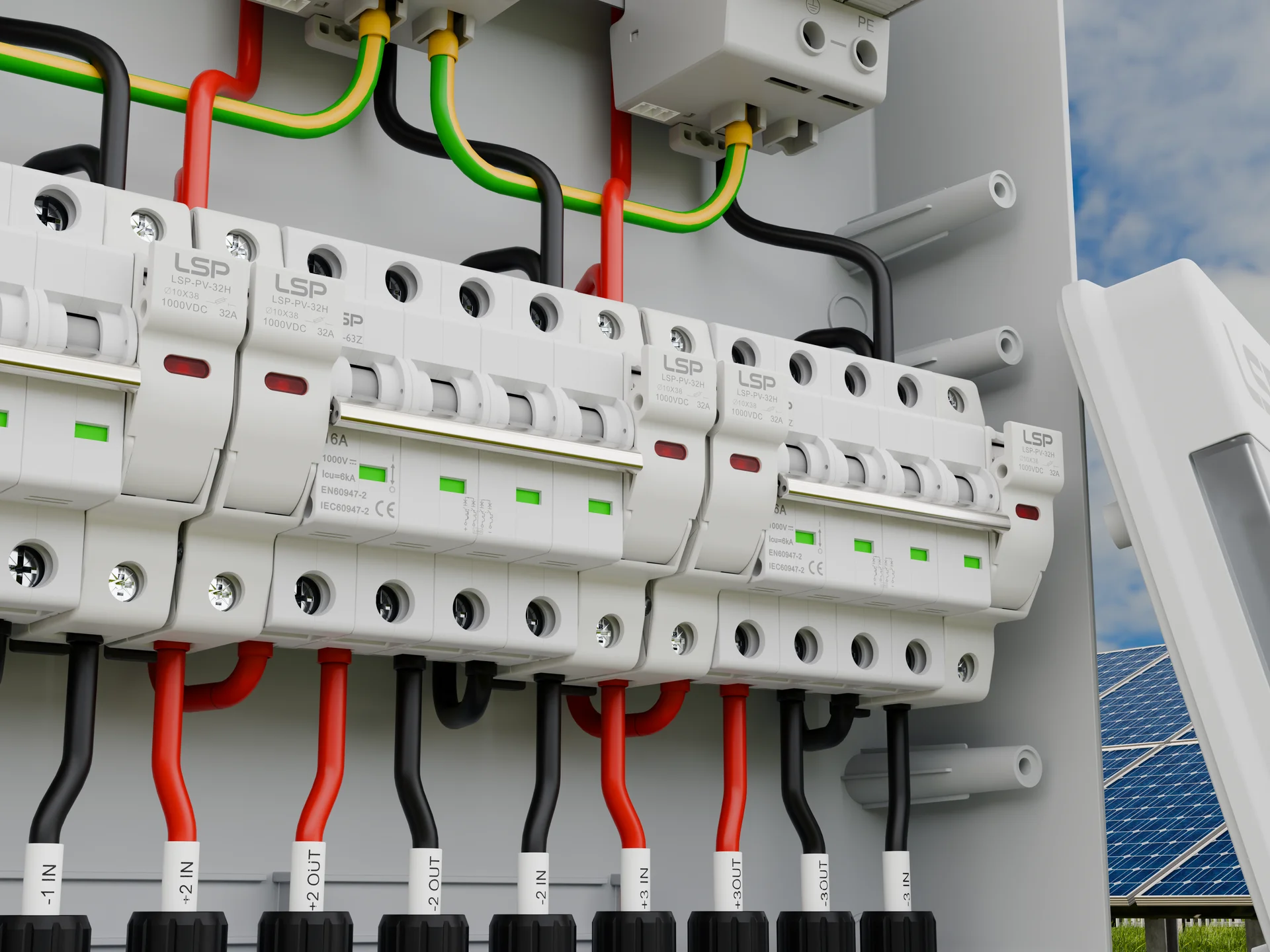 Which is the Application of DC Series MCB in Utility-Scale Solar - LSP