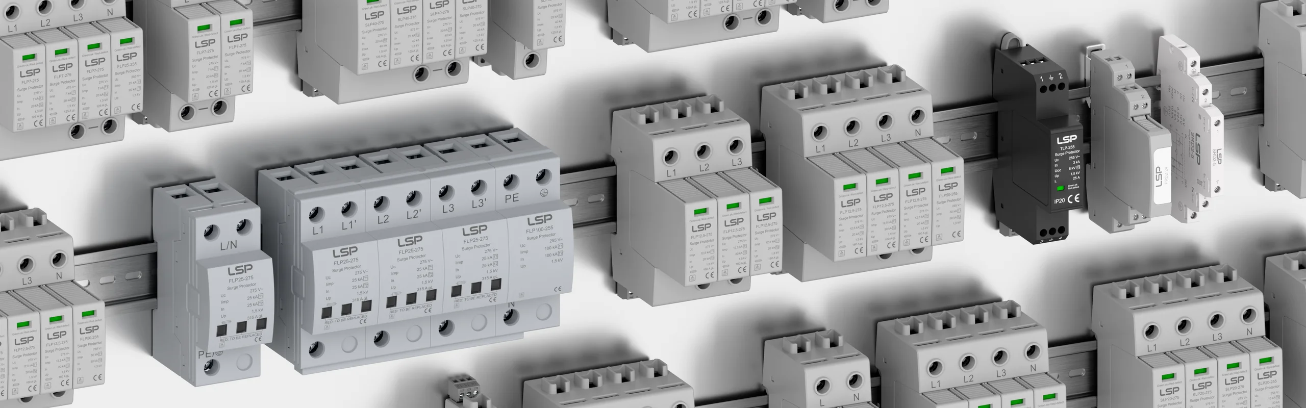 DIN Rail Surge Protector Installation in Factory Distribution Boards - LSP